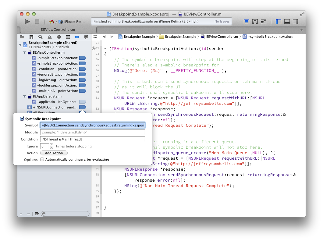 Using Breakpoints in Xcode_usebreakpoint-CSDN博客